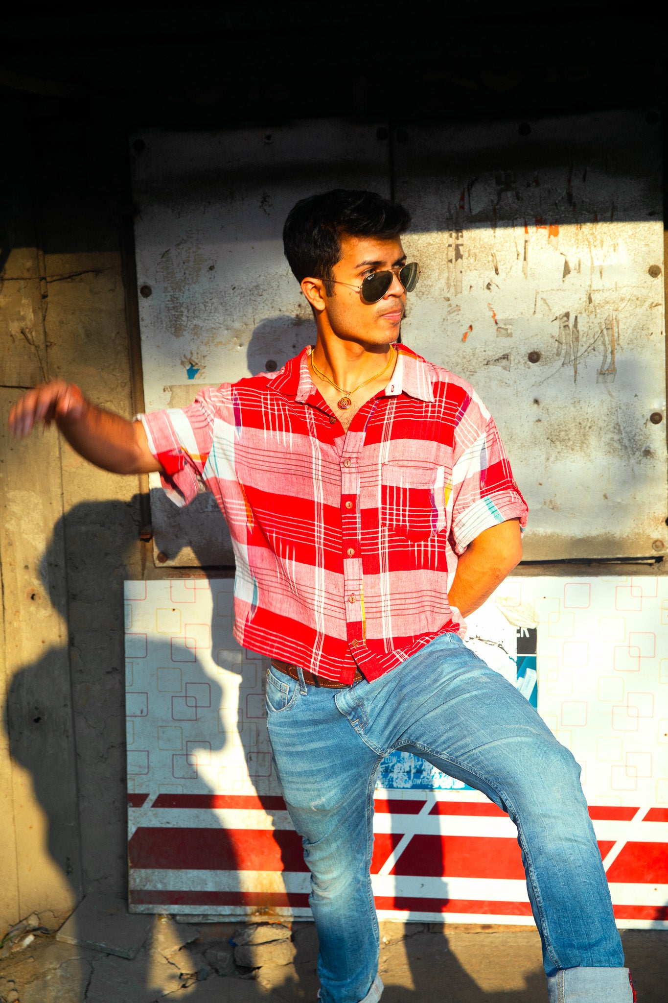 Red Cropped Shirt – 145 East Official