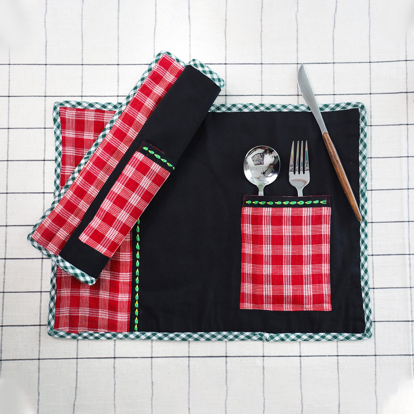 Classic Checkmate | Table Mats | Set of 2 – 145 East Official
